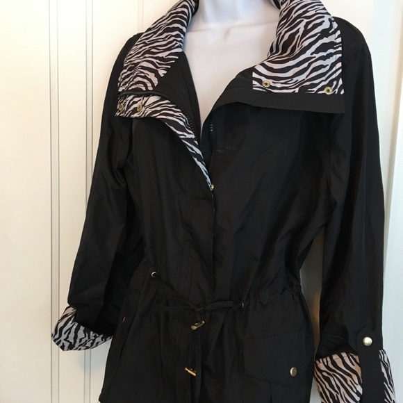 Jackets & Coats | Unique Pristine Fully Lined Jacket W Hidden Hood ...